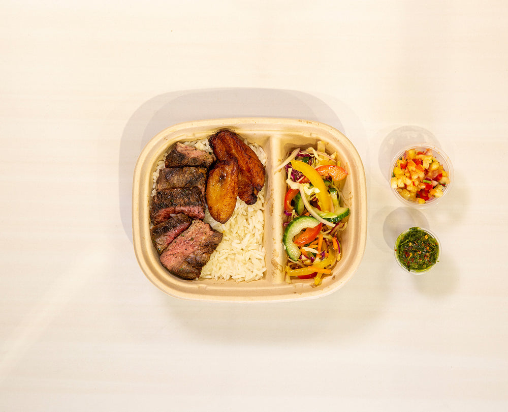 Chimichurri Steak Boxed Meal - Honey Kale Salad – Fresh Food Generation